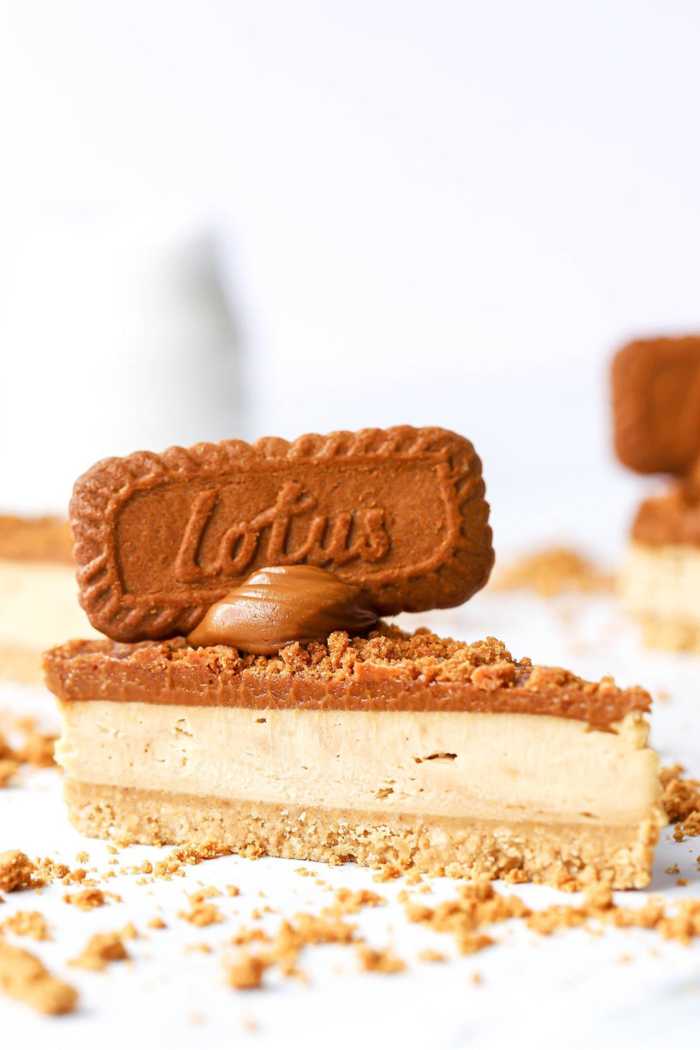 Vegan Lotus Biscoff Cheesecake – English Cheesecake Company